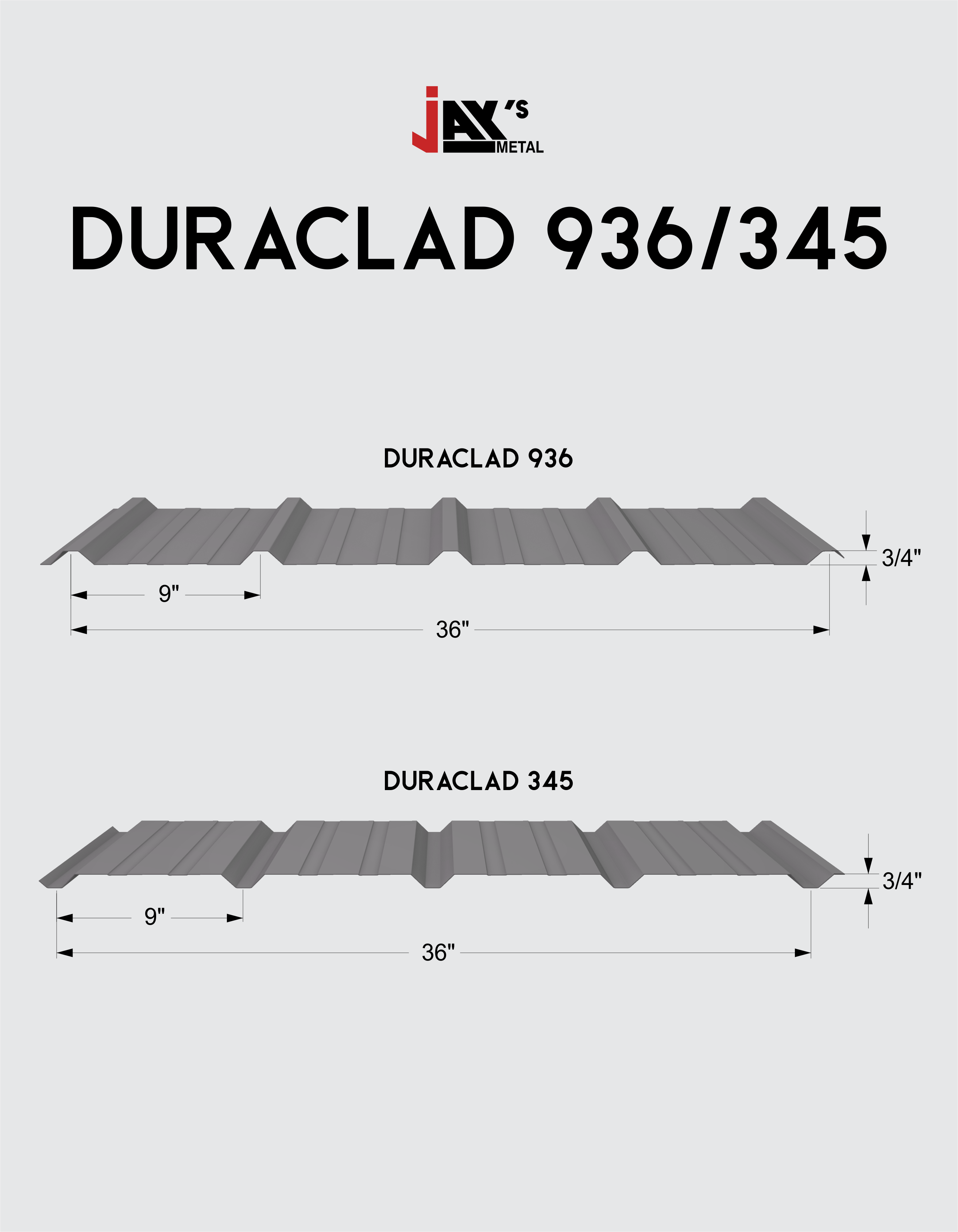 Duraclad 936/345 - Jays Metal
