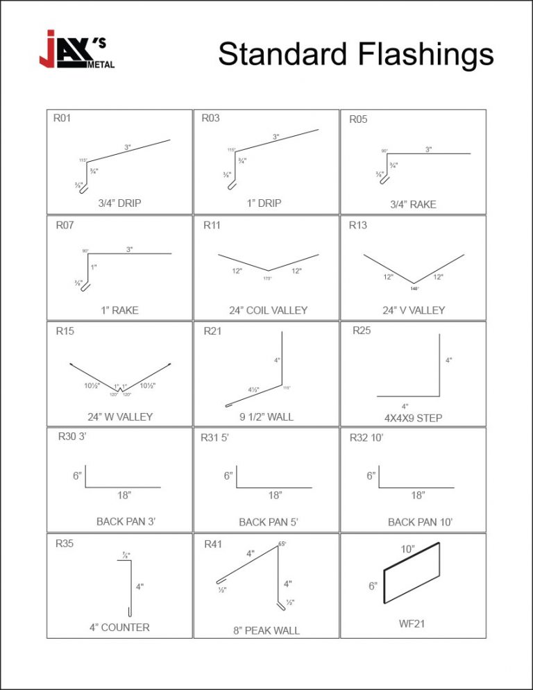 STANDARD FLASHING - Jays Metal